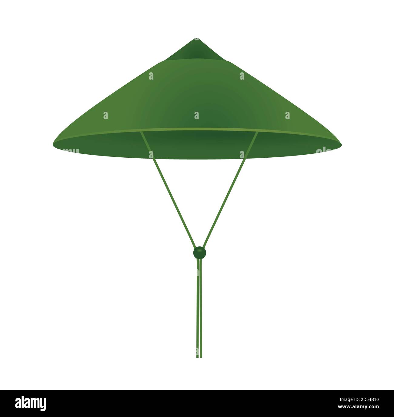 Green Vietnamese hat. vector illustration Stock Vector Image & Art - Alamy