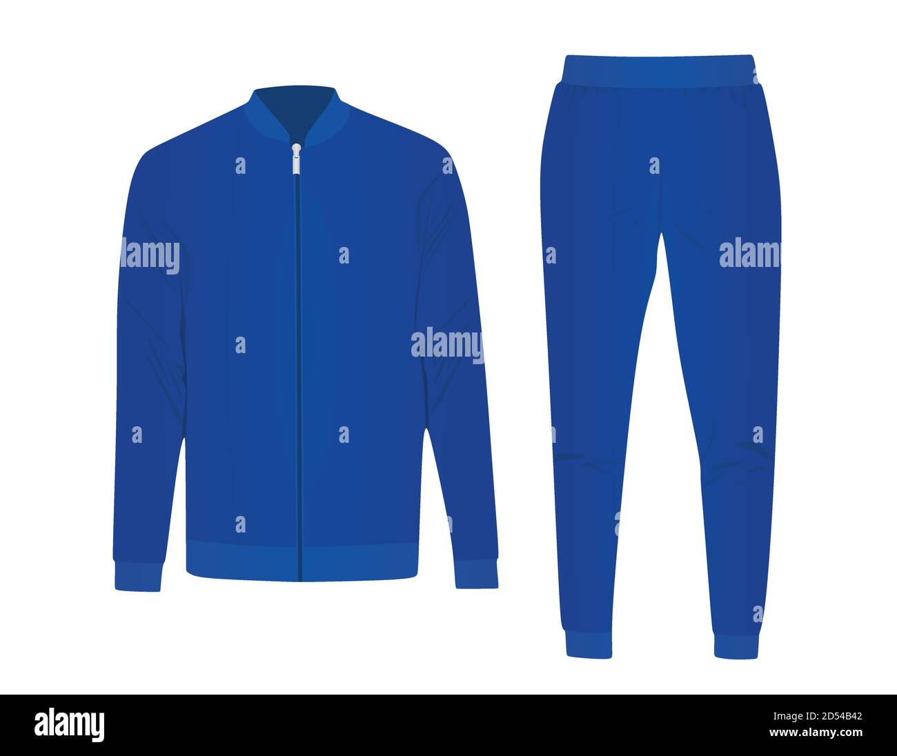 Blue tracksuit. vector illustration Stock Vector Image & Art - Alamy