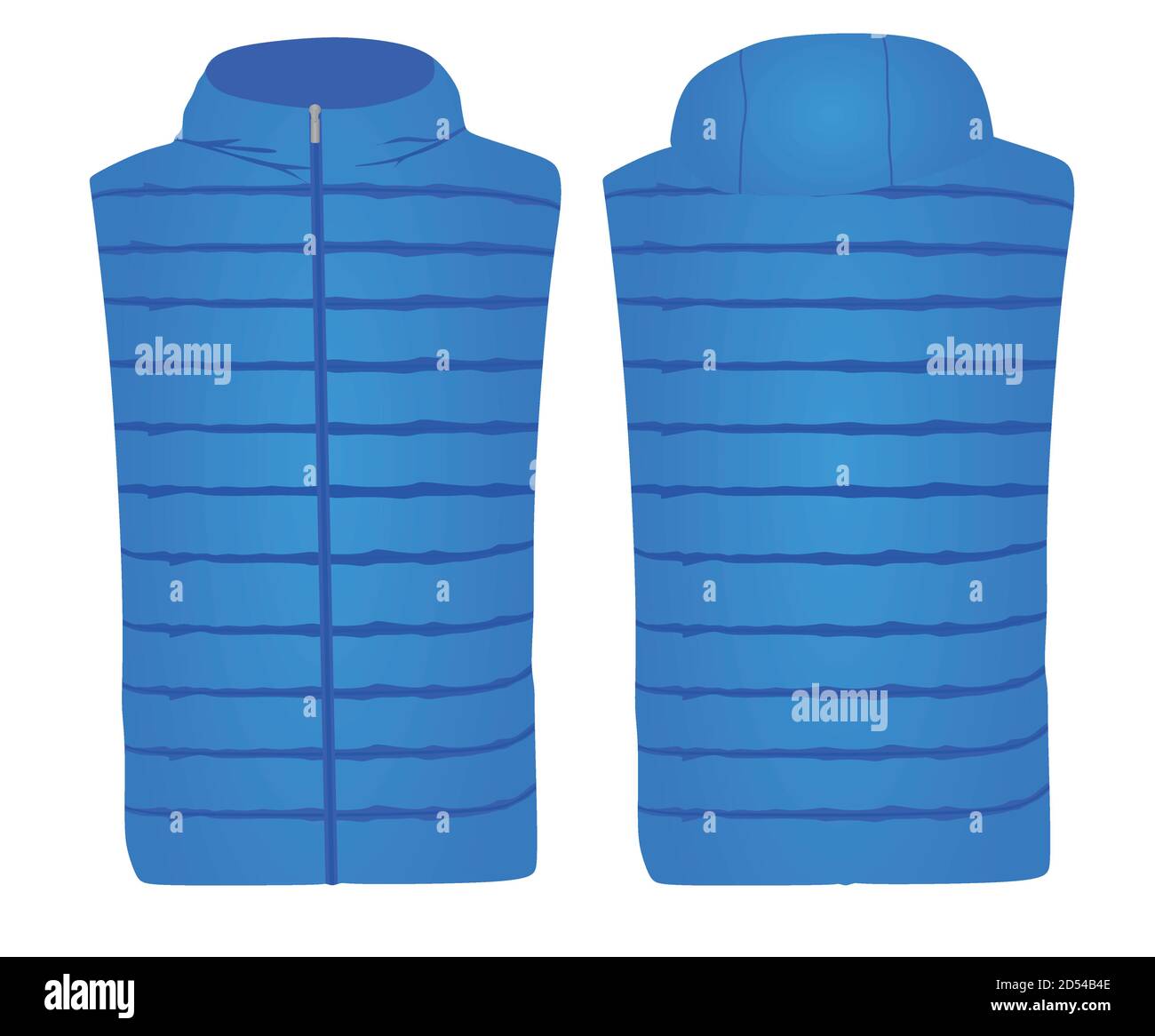 Grey winter down puffer Stock Vector Images - Alamy