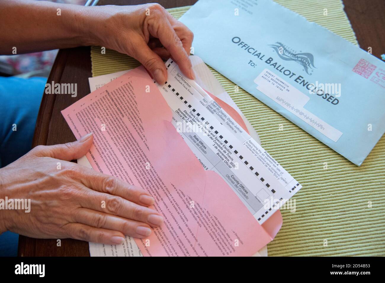 Official ballot enclosed hi-res stock photography and images - Alamy