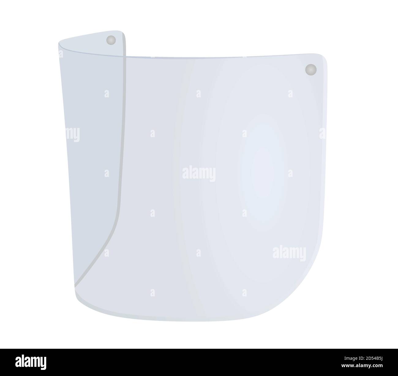 Plastic visor protection. vector illustration Stock Vector Image & Art ...