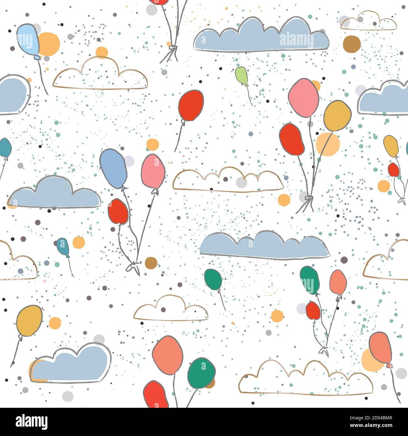 Winter Seamless Pattern with festive ornaments on subtle background and ...