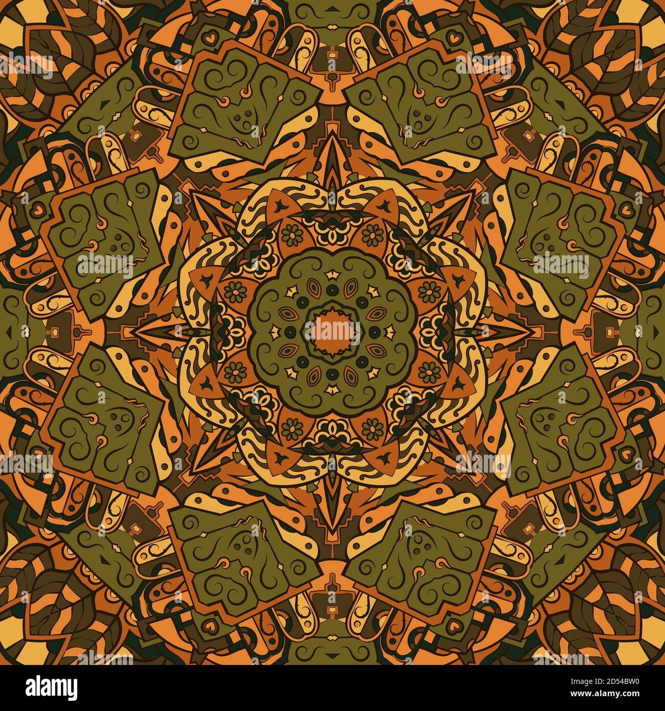 Seamless tracery tile mehndi design Stock Vector Image & Art - Alamy