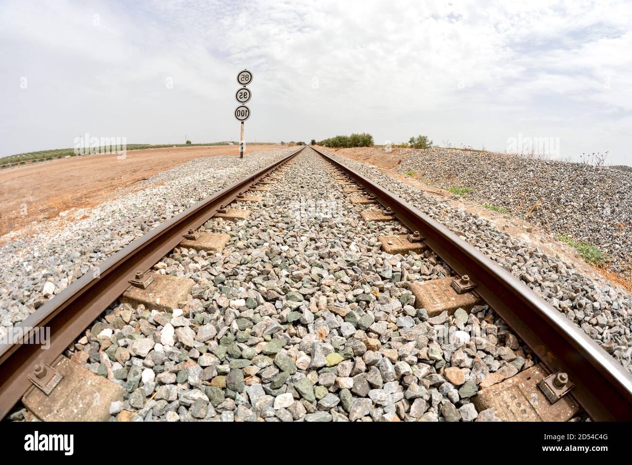 Train Rail Road Stock Photo - Alamy