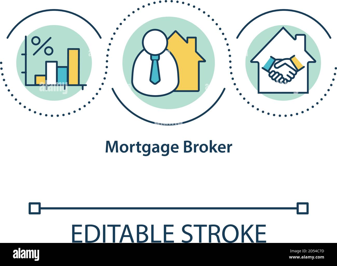 Mortgage Broker Icon
