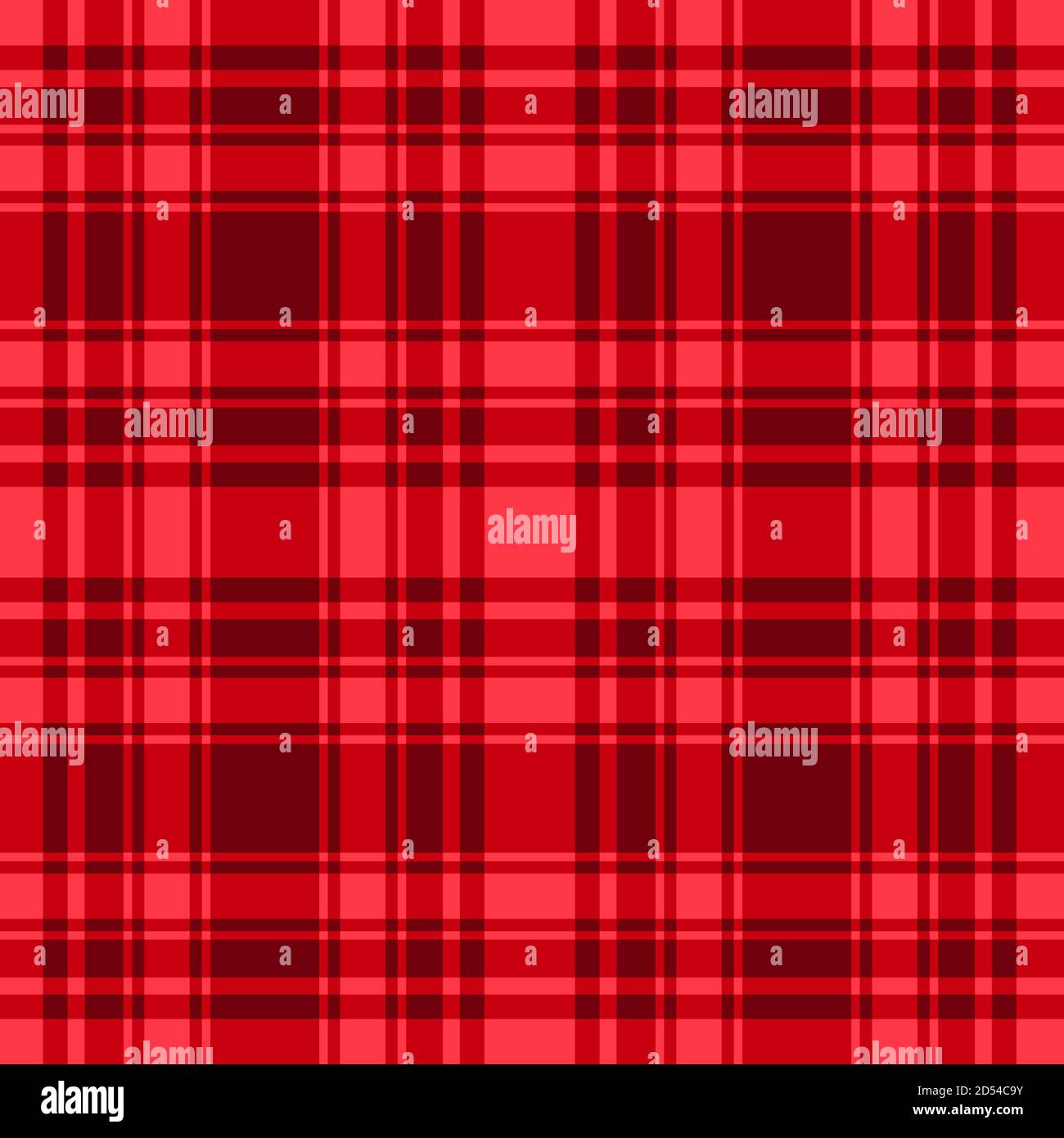 Red cage seamless pattern background. Vector checkered abstract ...