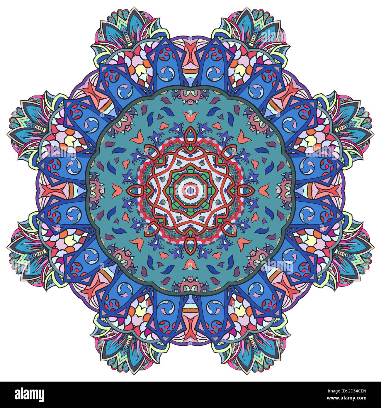 Mandala, tracery wheel mehndi design Stock Vector Image & Art - Alamy