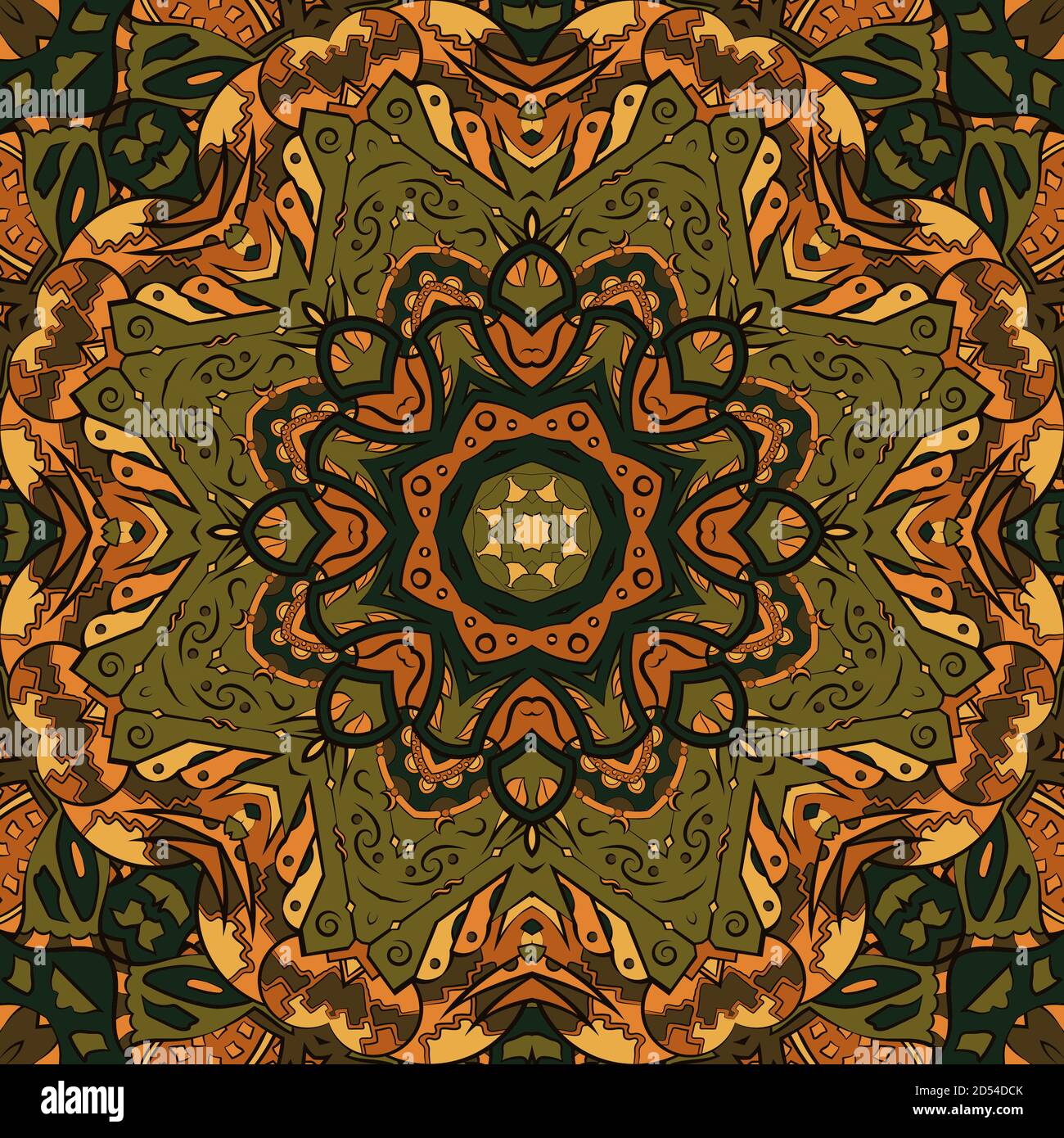 Seamless tracery tile mehndi design Stock Vector Image & Art - Alamy