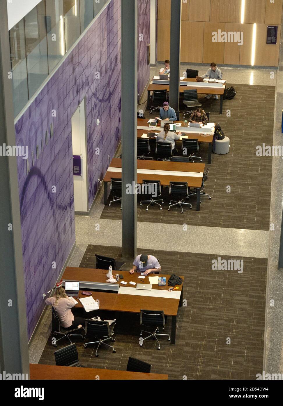 Baton Rouge, Louisiana, USA - 2020: View of students at Patrick F ...