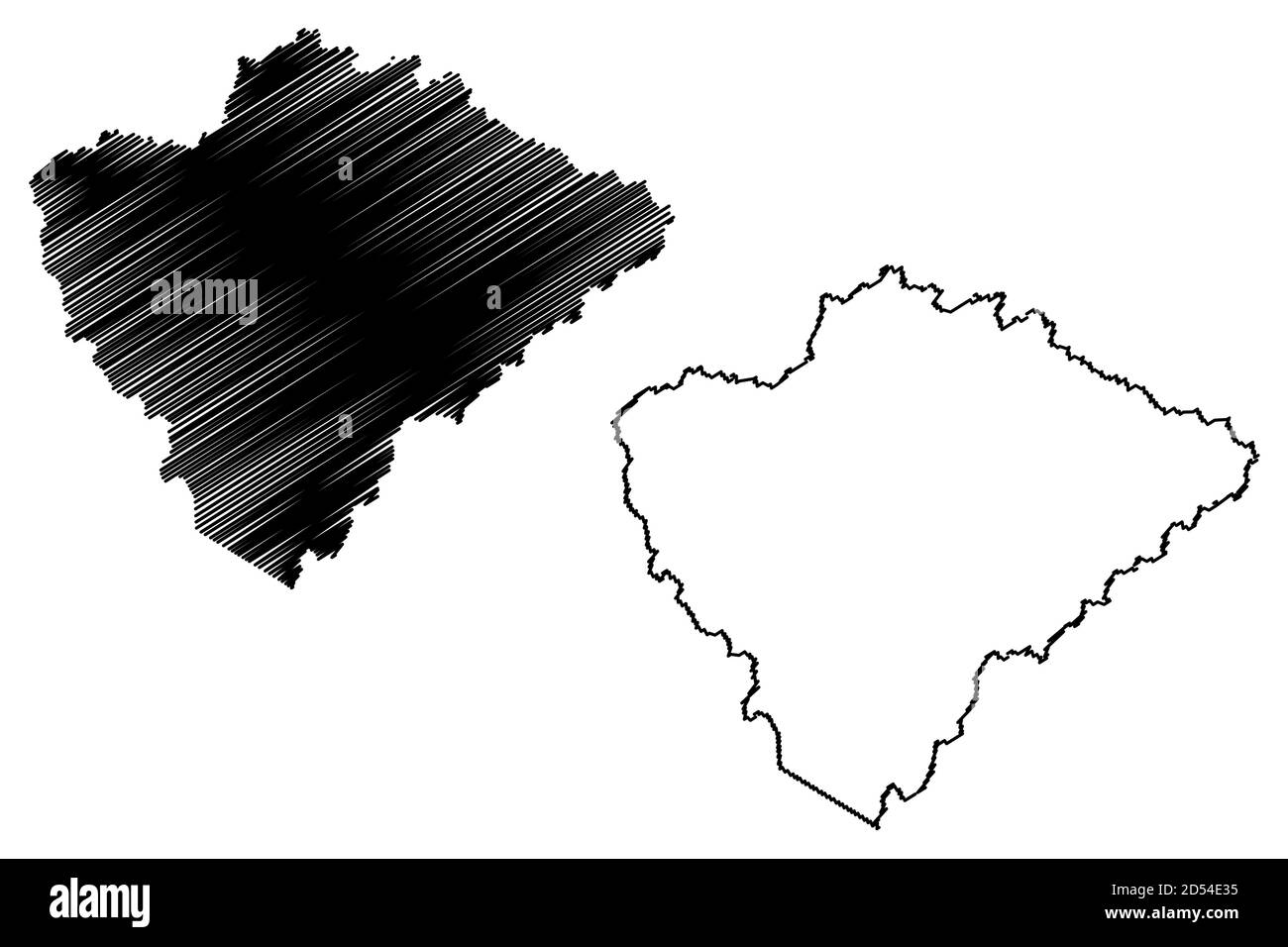 Map of knox city hi-res stock photography and images - Alamy