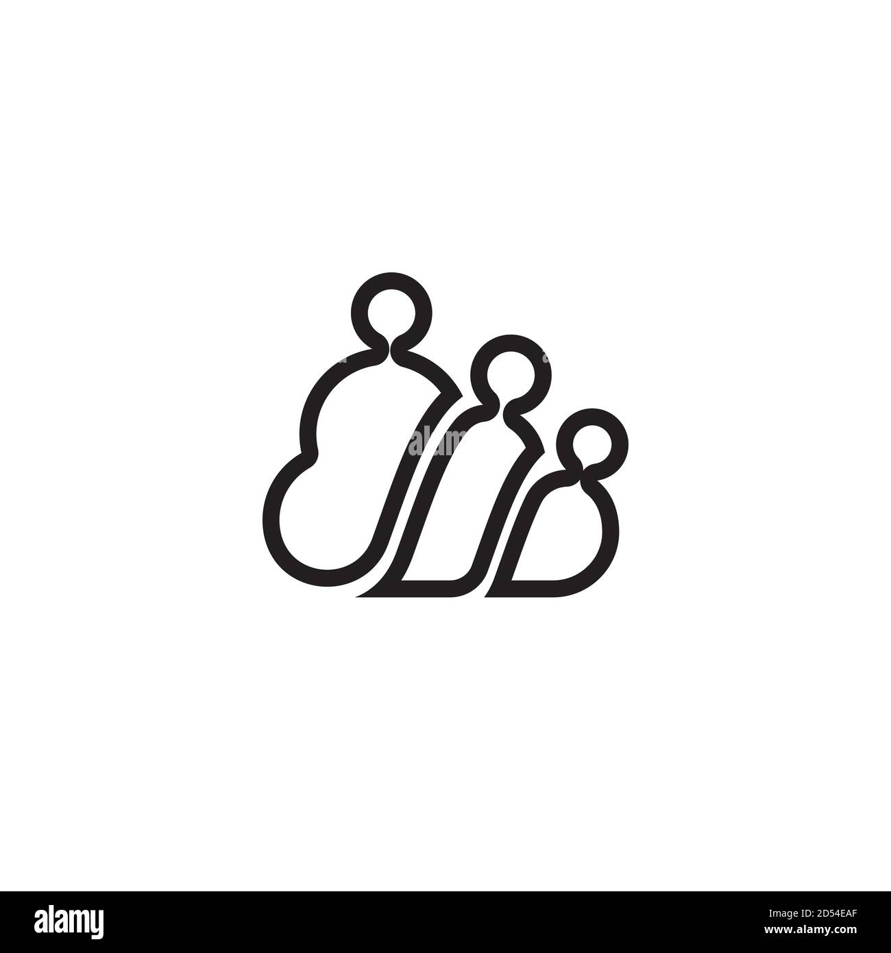 Cloud Line logo vector icon Stock Vector Image & Art - Alamy