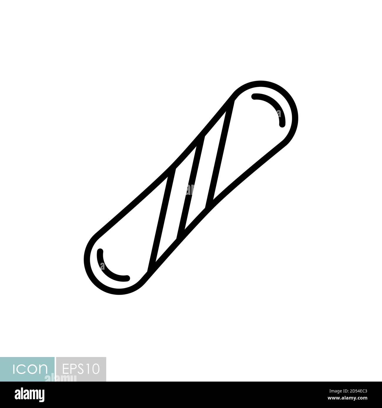 Snowboard vector icon. Winter sign. Graph symbol for travel and tourism ...