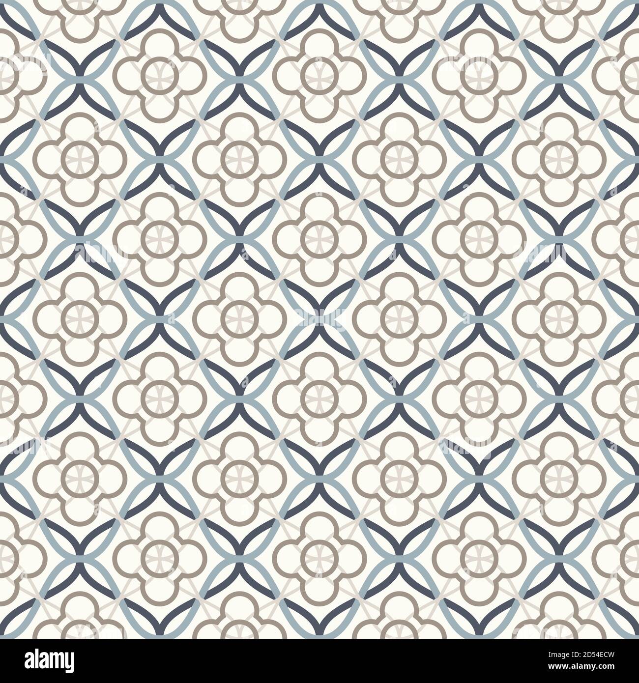 Tangled modern pattern, based on traditional oriental arabic geometric ...