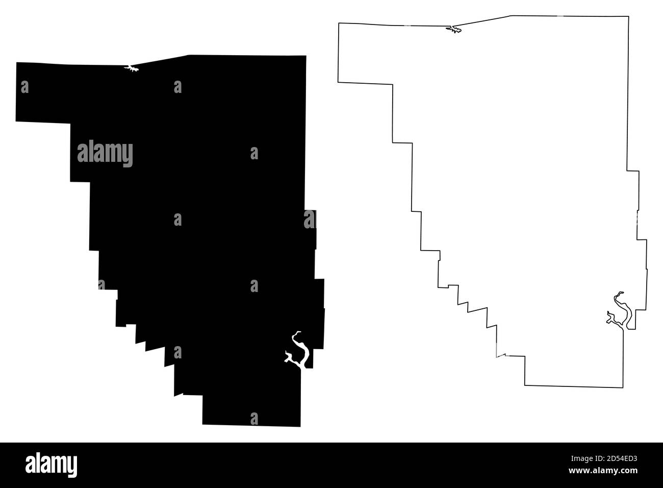 Reynolds vector outline map hi-res stock photography and images - Alamy