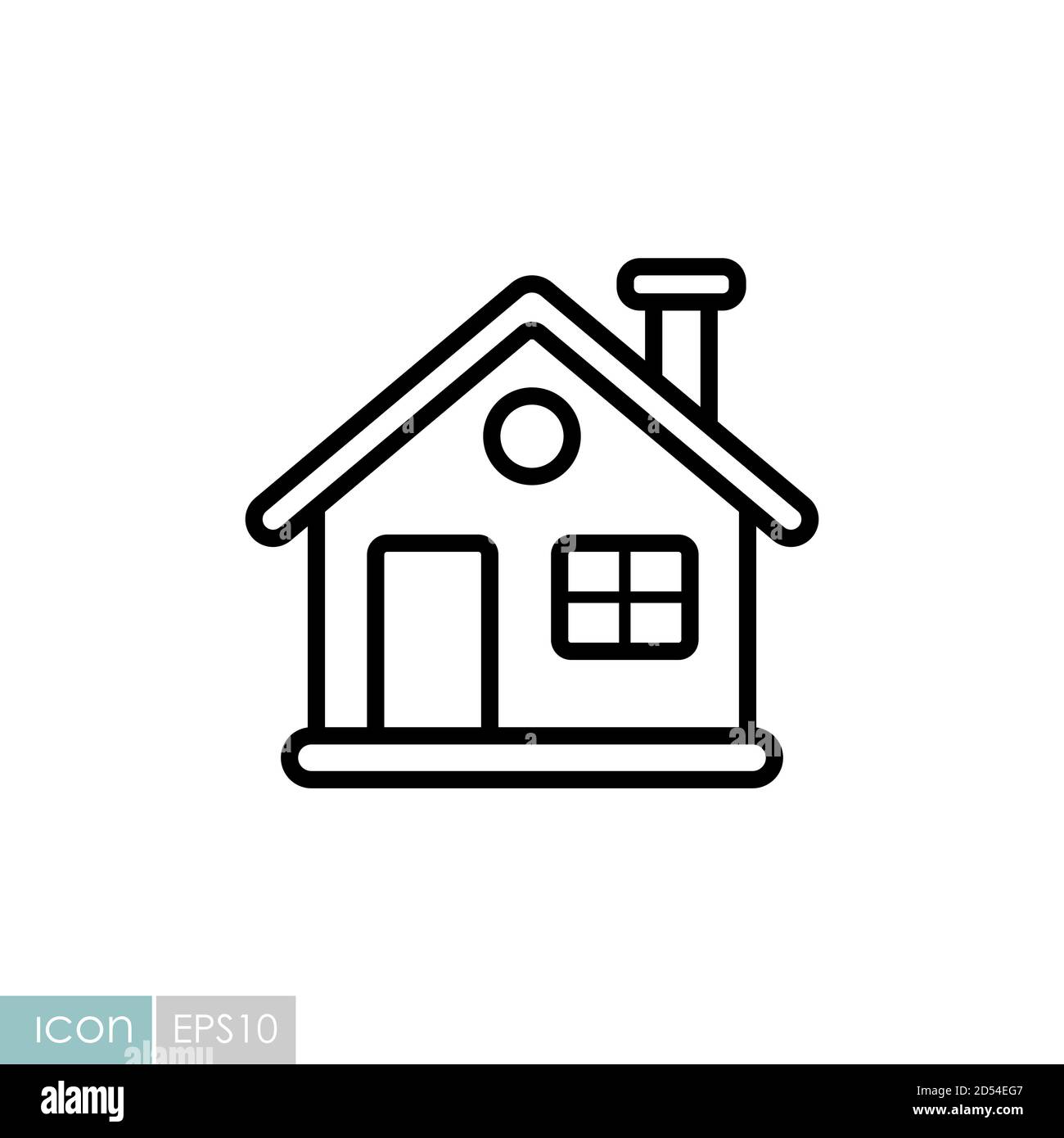 Detailed winter house vector icon. Winter sign. Graph symbol for travel ...