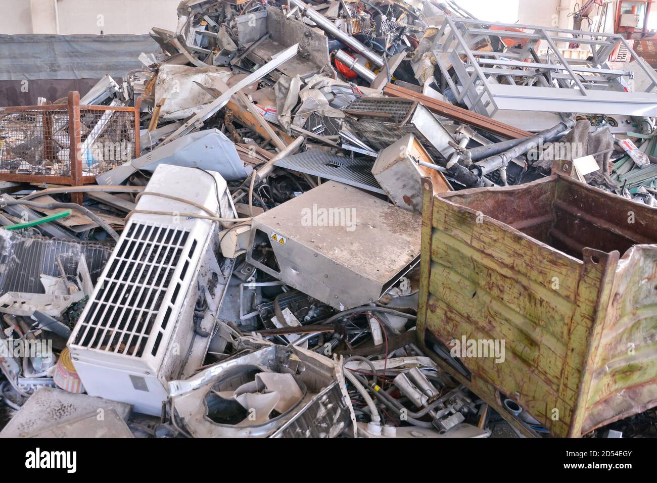 Metal Ready for Recycling Stock Photo - Alamy