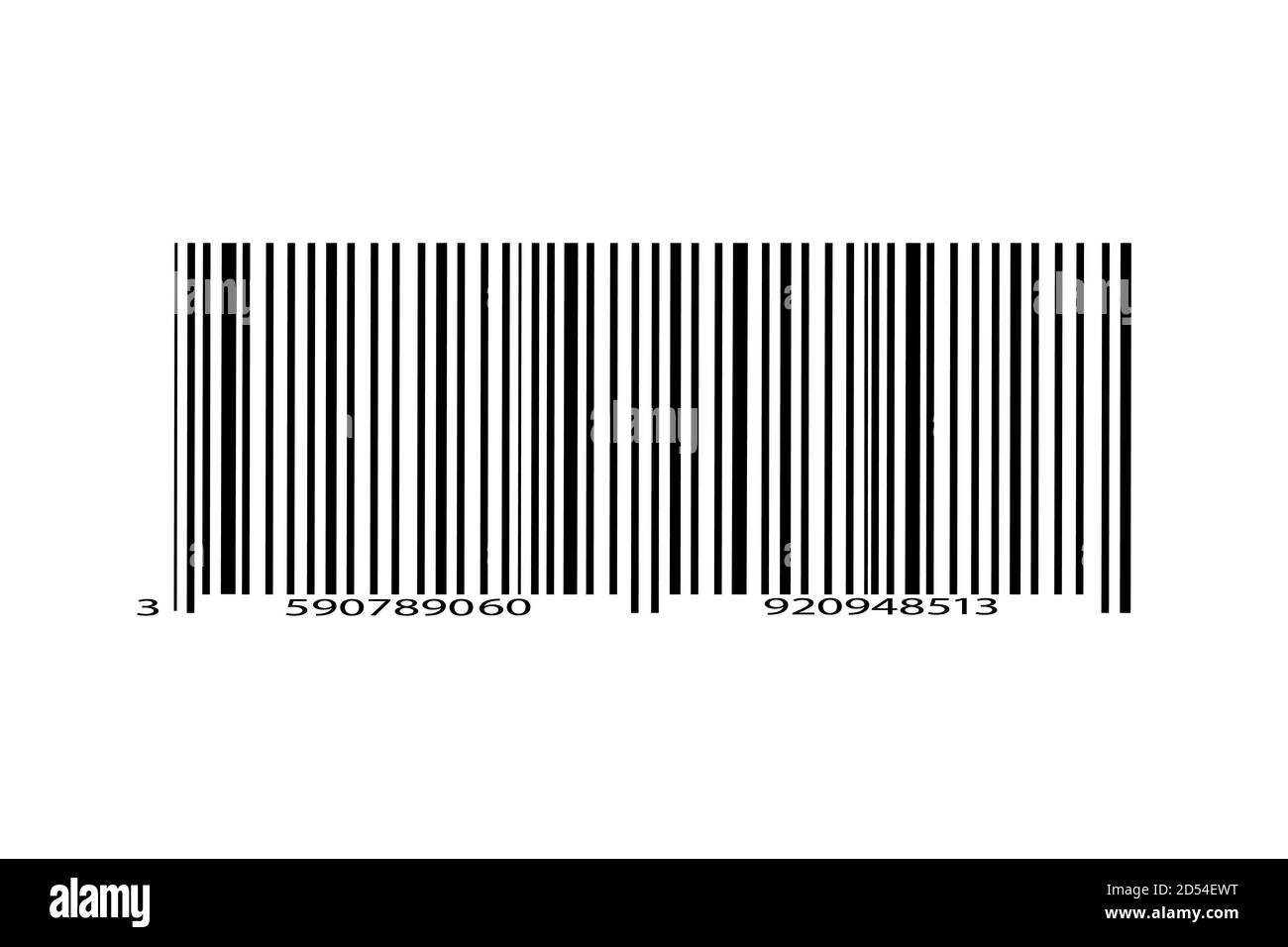 Realistic bar code icon. A modern simple flat barcode. Marketing, the ...