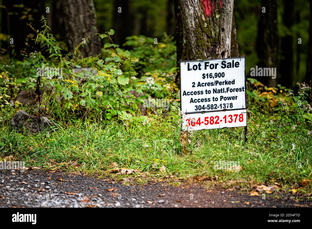 Davis, USA - October 5, 2020: Sign placard advertisement on road for ...
