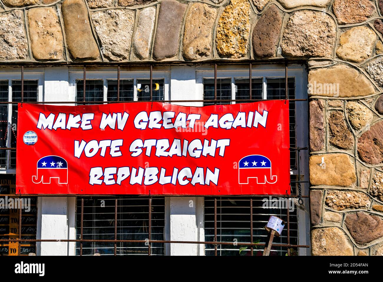 Conservative poster window hi-res stock photography and images - Alamy