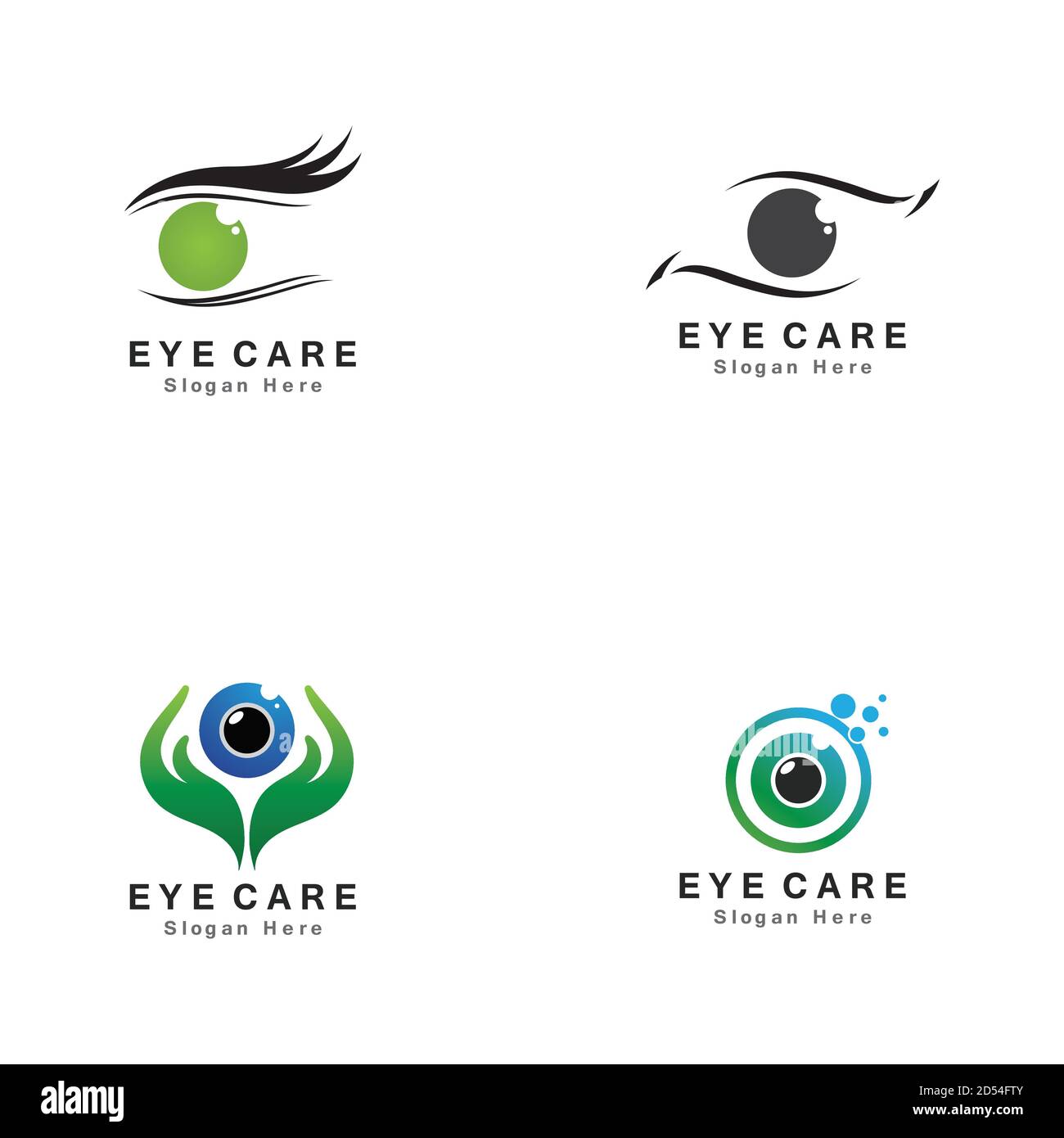 Eye care logo and symbol vector Stock Vector Image & Art - Alamy