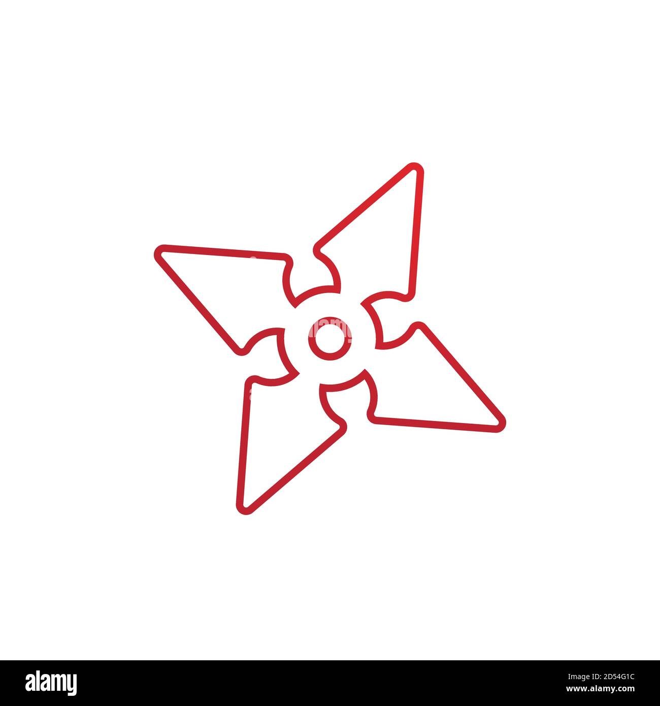 ninja weapons vector logo and symbol Stock Vector Image & Art - Alamy
