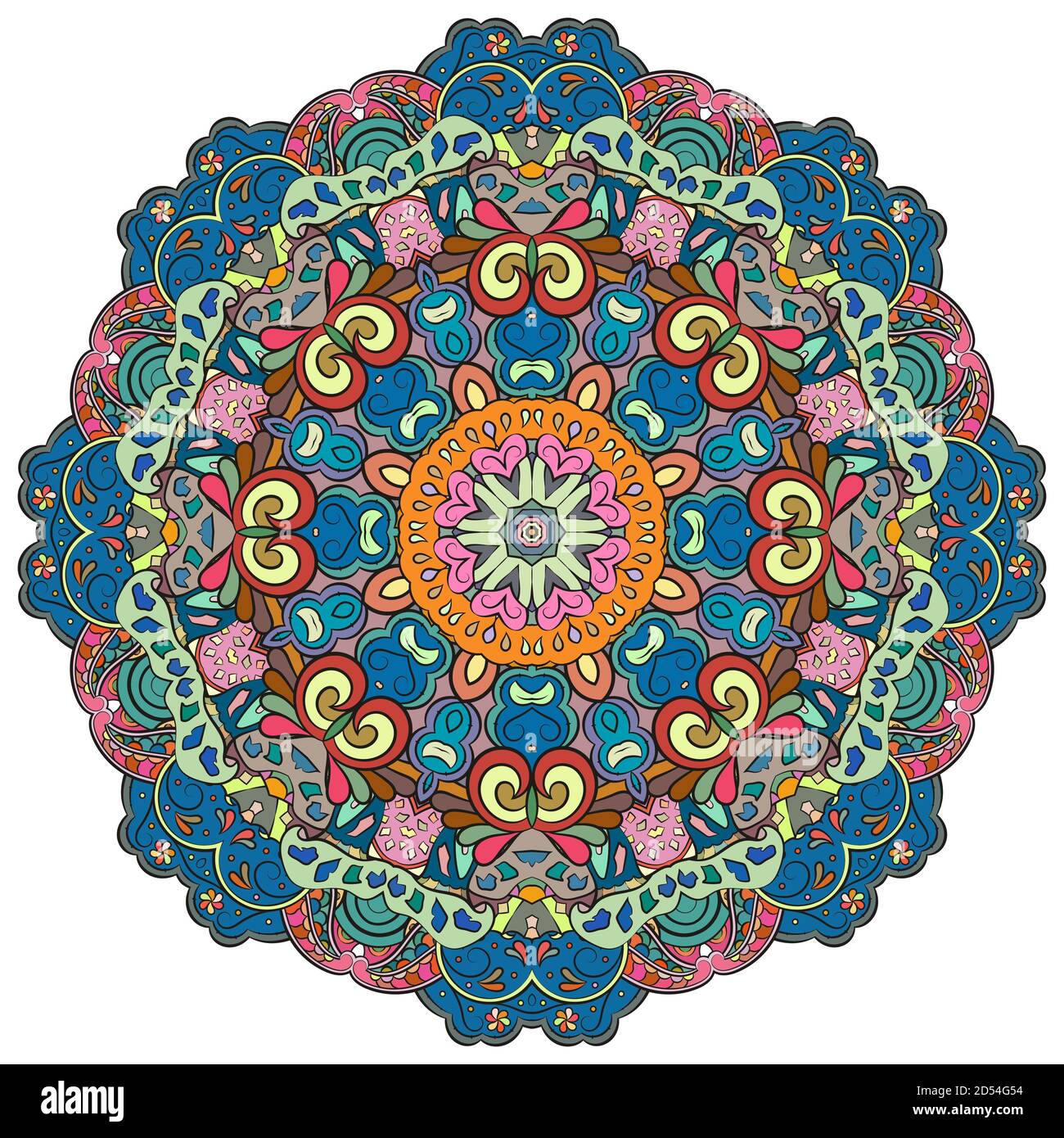 Mandala, tracery wheel mehndi design Stock Vector Image & Art - Alamy