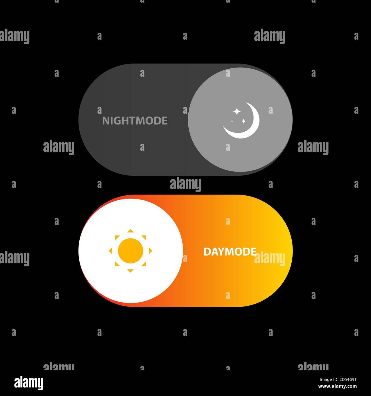Nightmode button hi-res stock photography and images - Alamy
