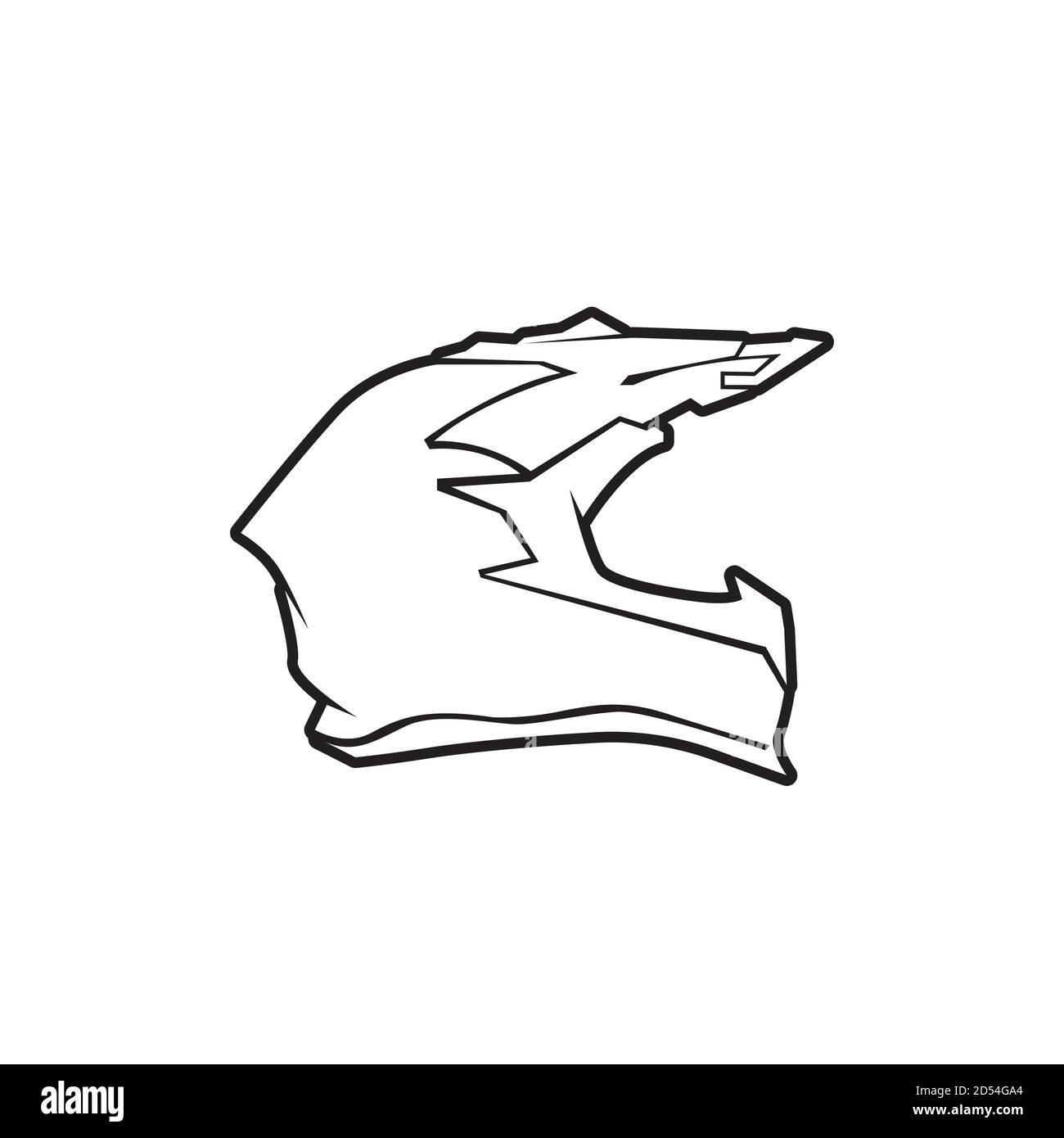 Helmet cross icon vector illustration template design Stock Vector ...