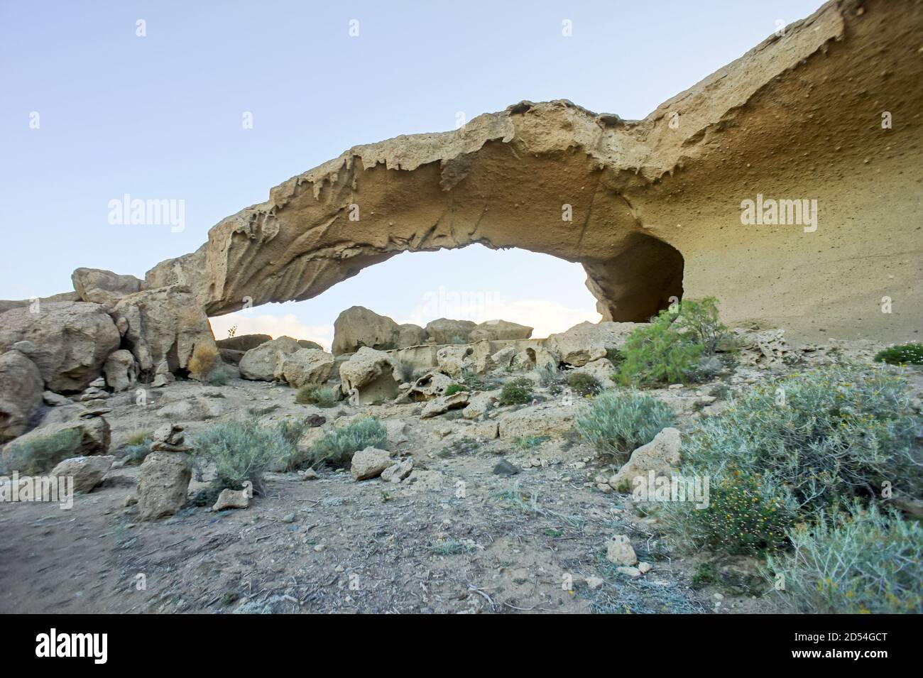 Natural Arch in the Desert Stock Photo - Alamy
