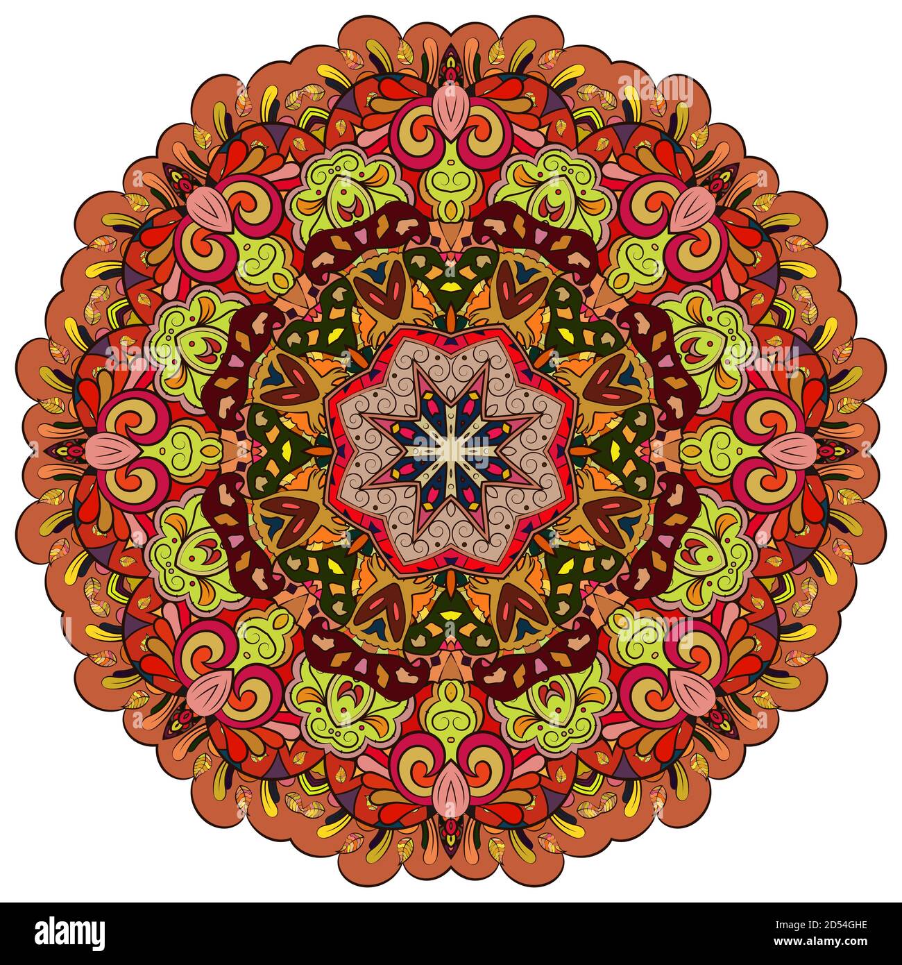 Mandala, tracery wheel mehndi design Stock Vector Image & Art - Alamy