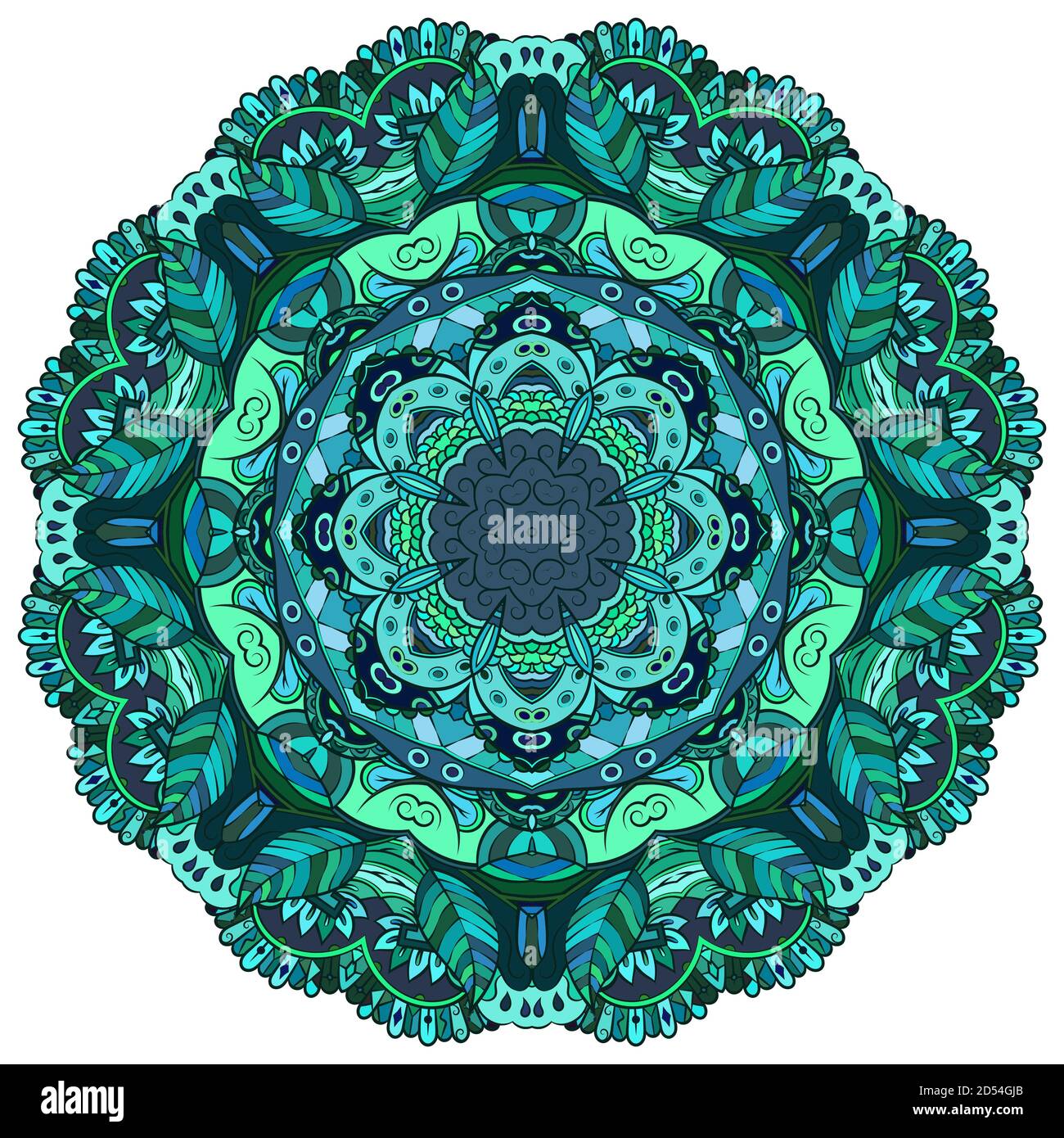 Mandala, tracery wheel mehndi design Stock Vector Image & Art - Alamy