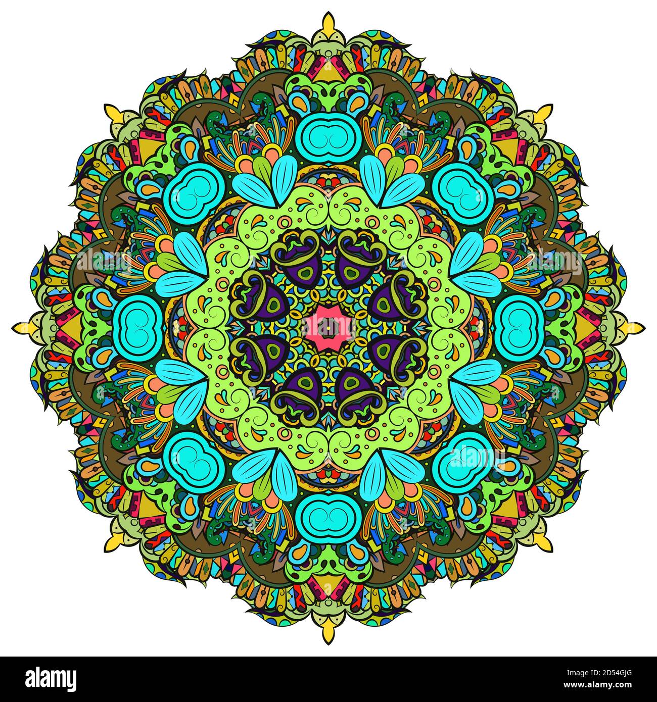Mandala, tracery wheel mehndi design Stock Vector Image & Art - Alamy