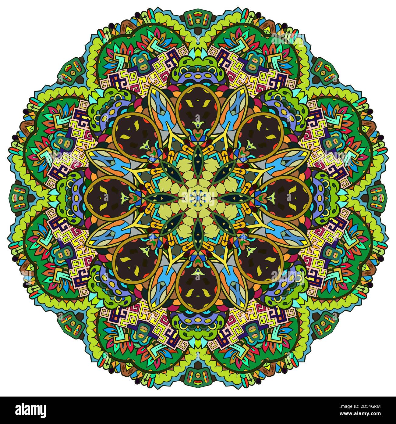 Mandala, tracery wheel mehndi design Stock Vector Image & Art - Alamy