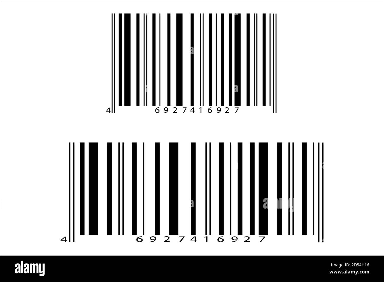 Realistic bar code icon. A modern simple flat barcode. Marketing, the ...