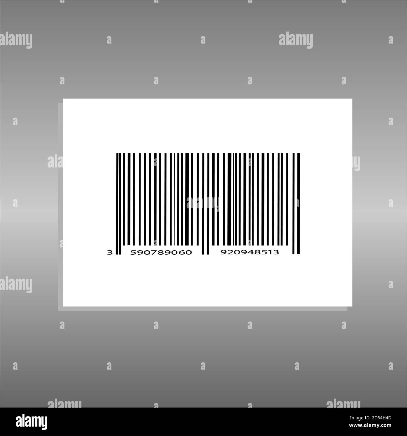 Realistic bar code icon. A modern simple flat barcode. Marketing, the ...