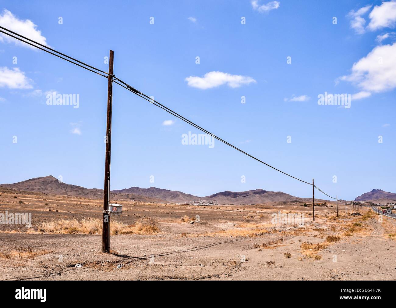 Dry Desert Landscape Stock Photo - Alamy
