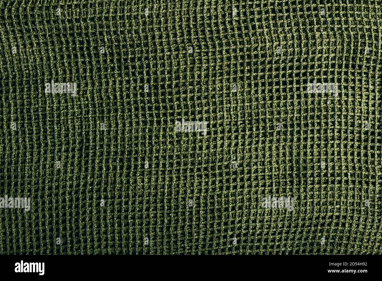 Texture photo of a green net scarf Stock Photo - Alamy