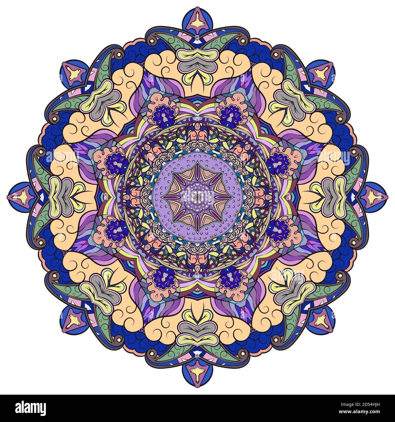 Mandala, tracery wheel mehndi design Stock Vector Image & Art - Alamy