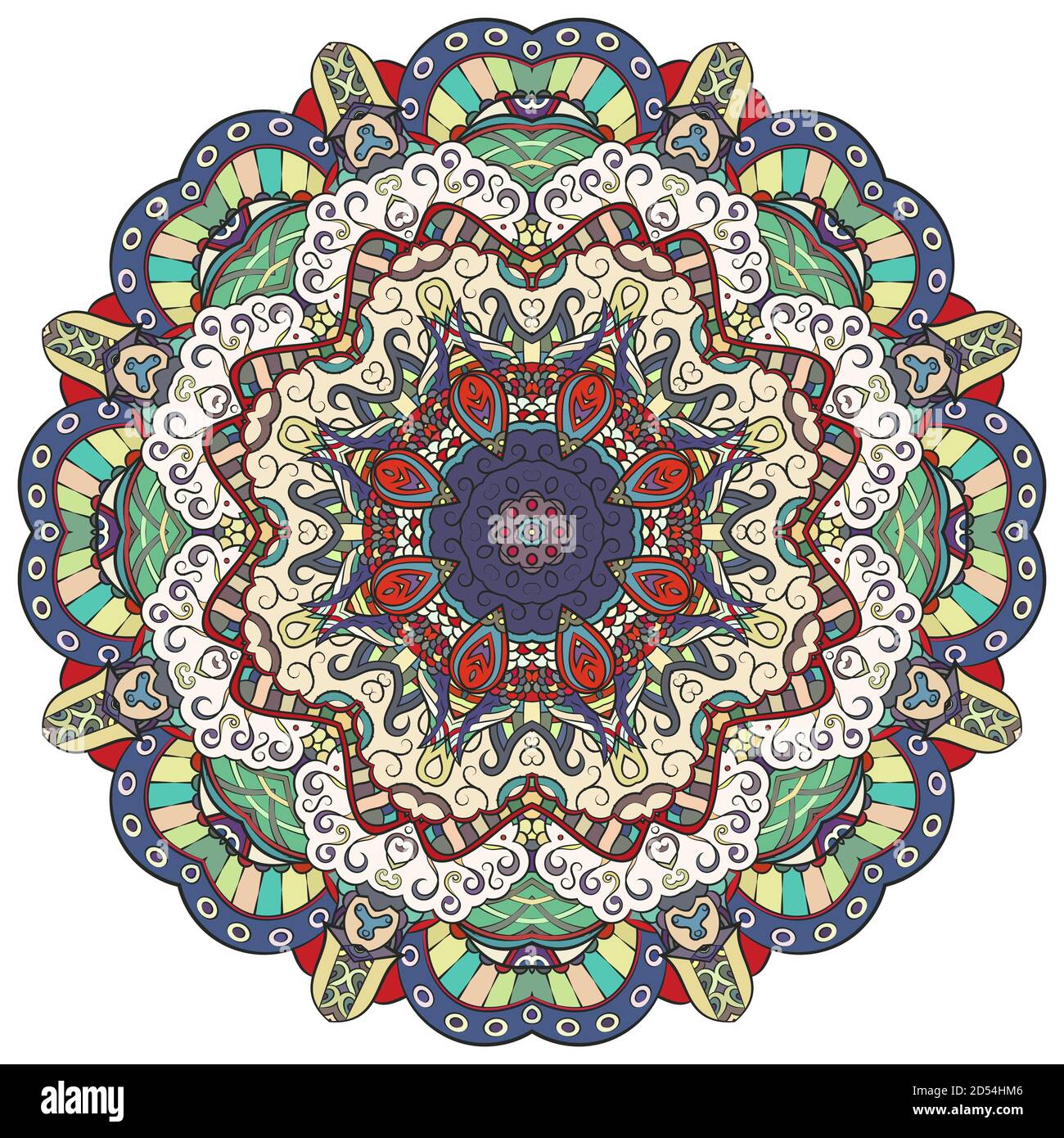 Mandala, tracery wheel mehndi design Stock Vector Image & Art - Alamy