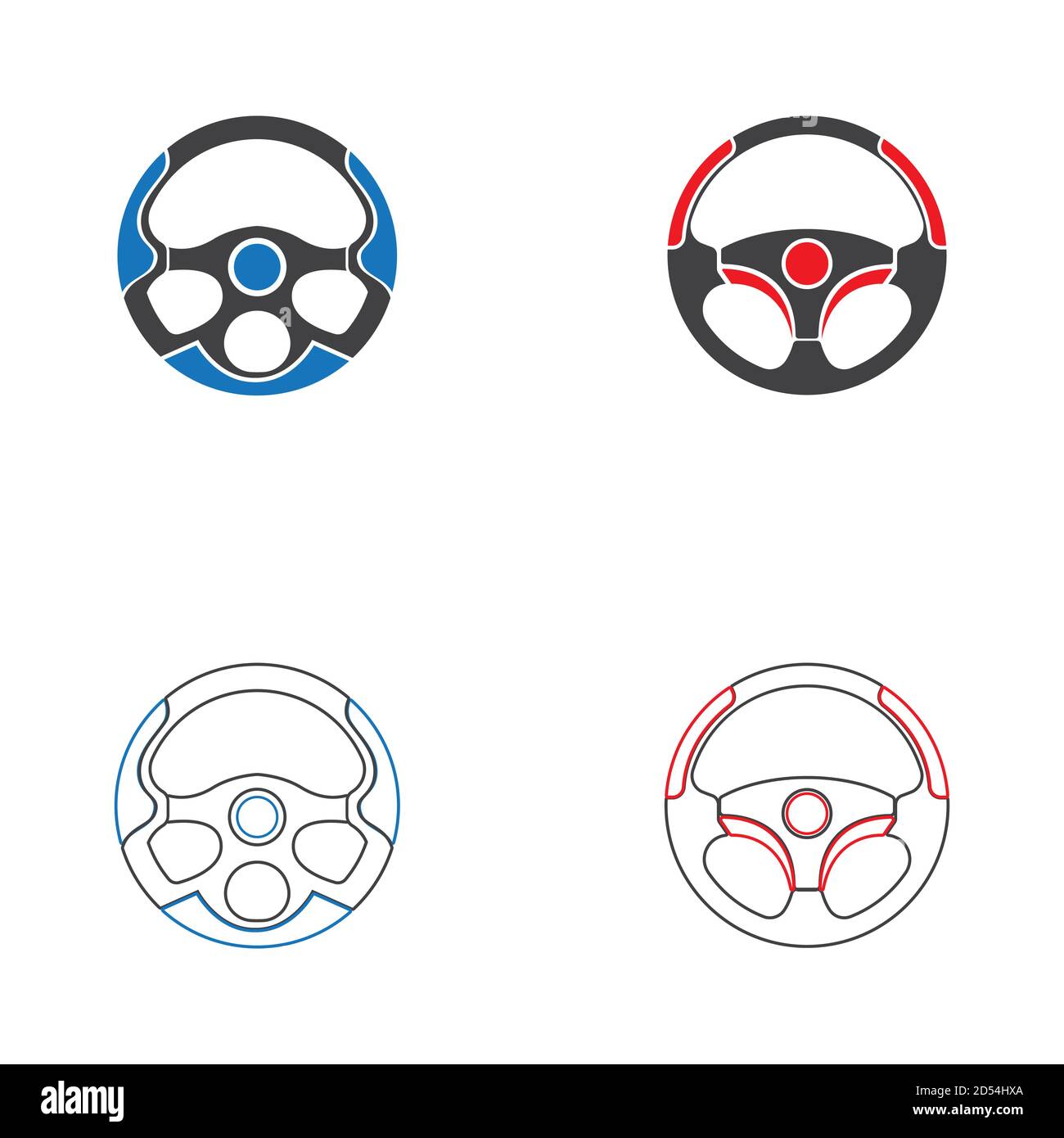 Steering Wheel vector image logo Stock Vector Image & Art - Alamy