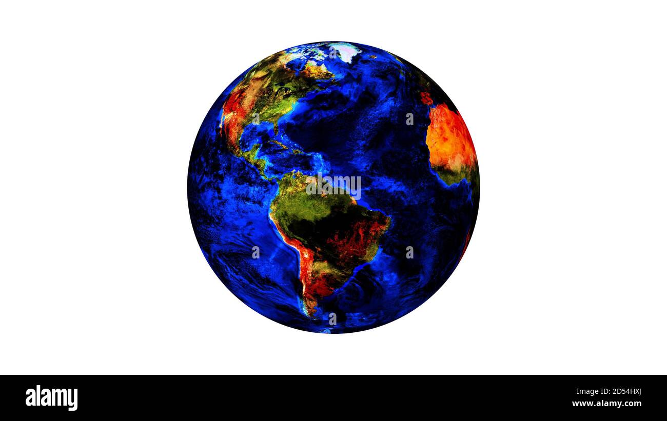 Planet earth white background Stock Photo - Alamy