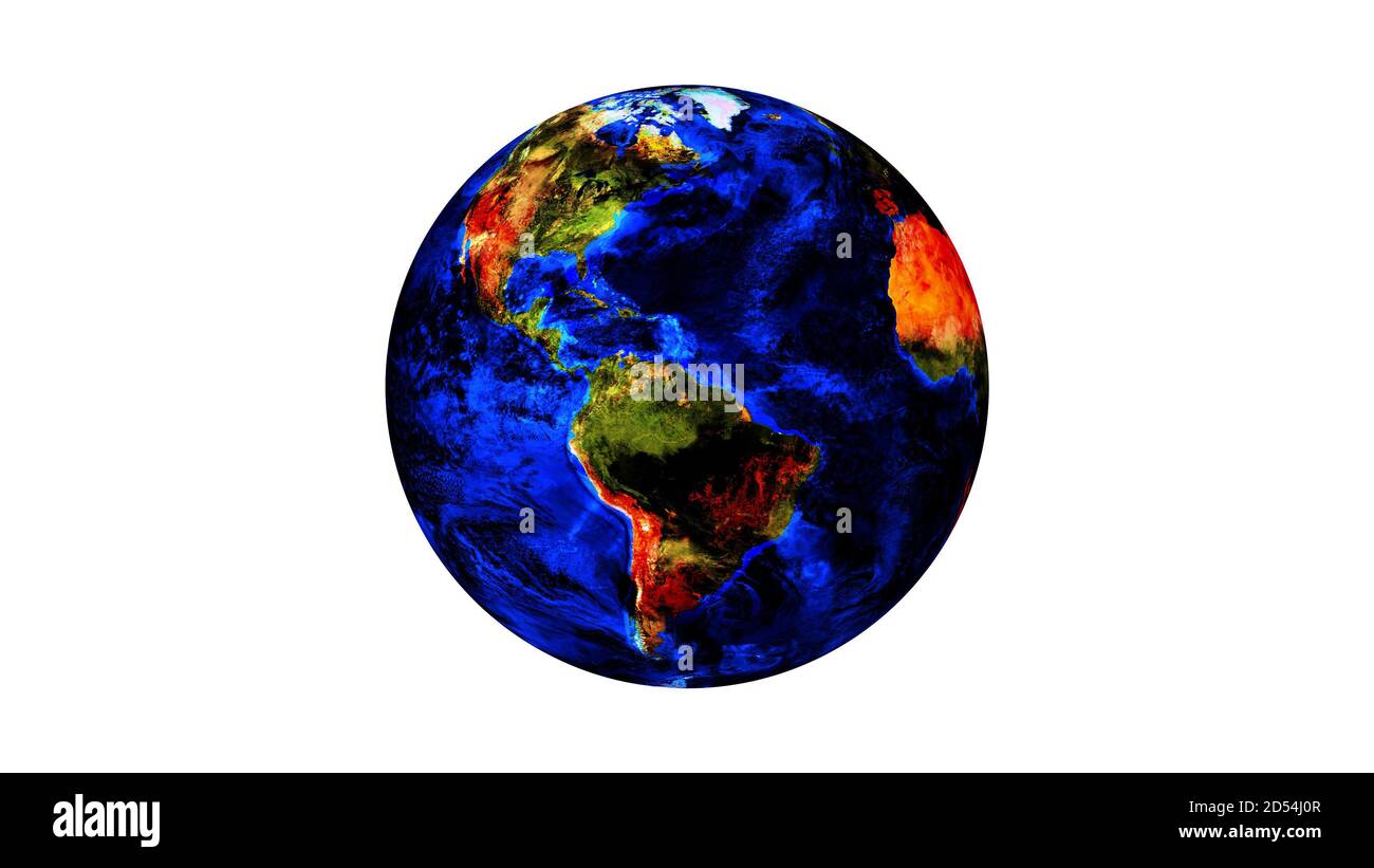 Planet earth white background Stock Photo - Alamy