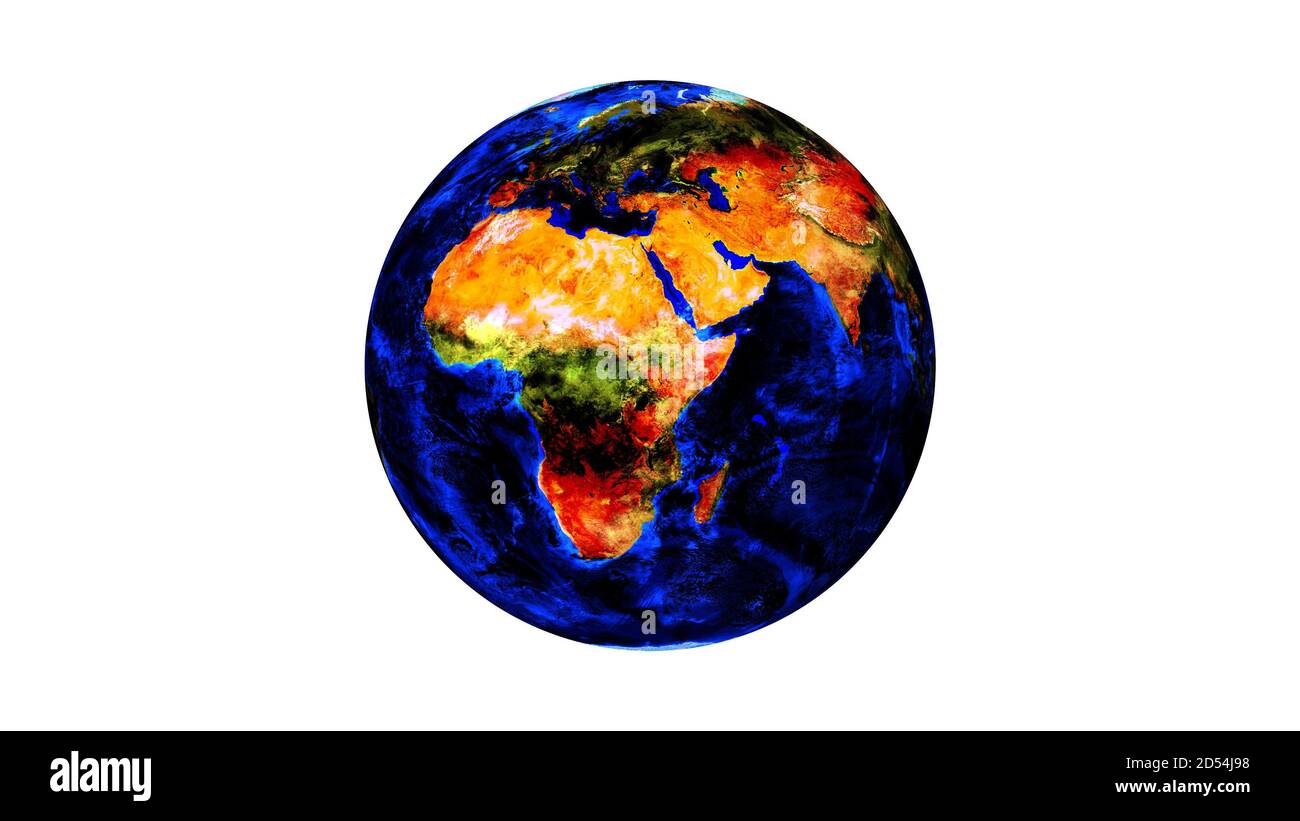Planet earth white background Stock Photo - Alamy