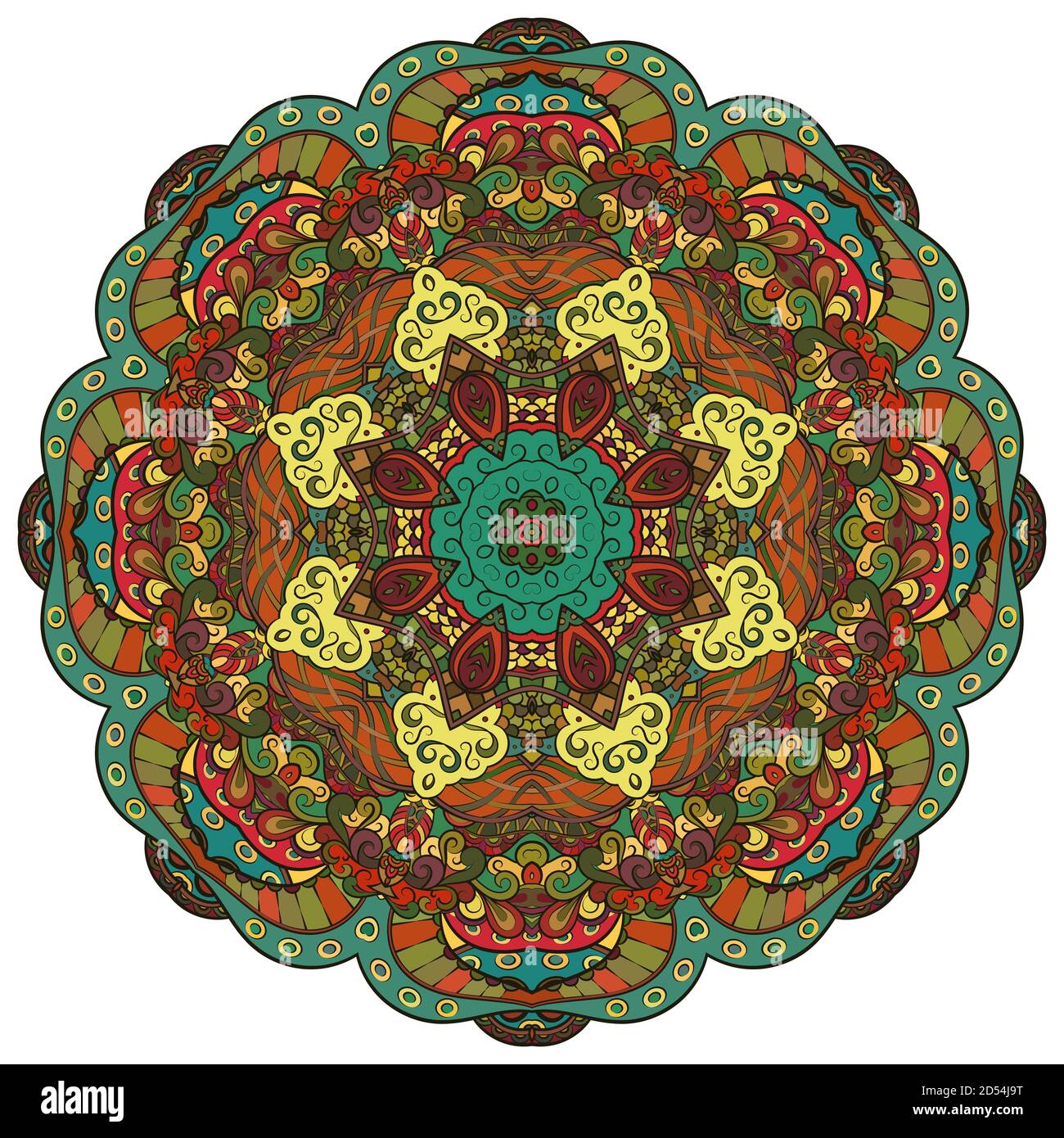 Mandala, tracery wheel mehndi design Stock Vector Image & Art - Alamy