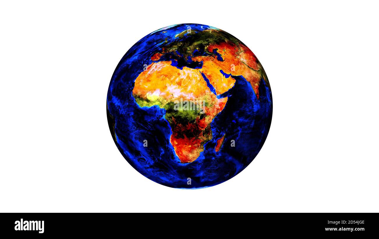 Planet earth white background Stock Photo - Alamy