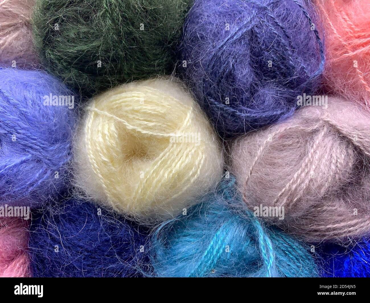 The background is made of mohair wool tangles of yarn Stock Photo - Alamy