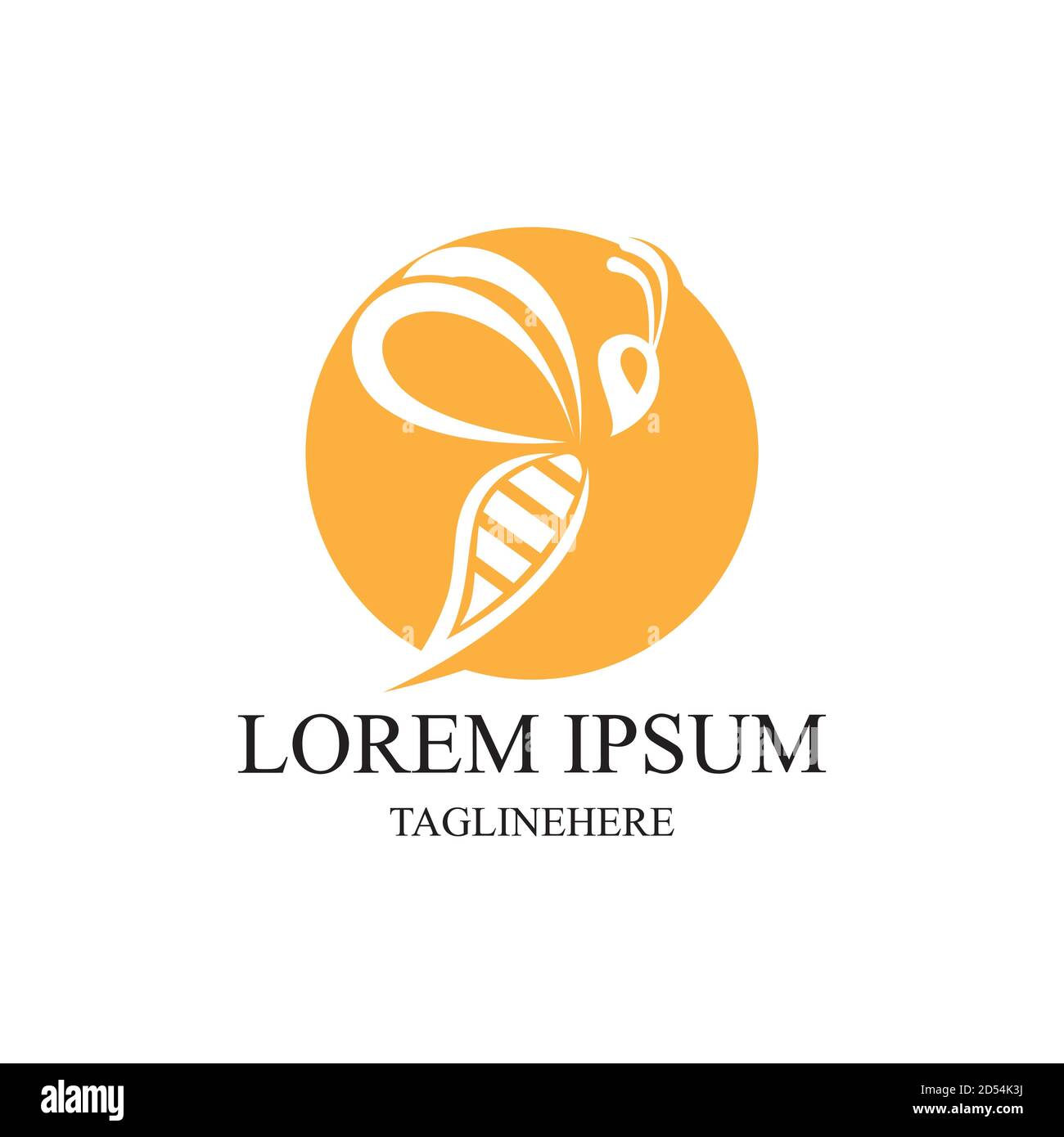 bee logo and symbol vector templates Stock Vector Image & Art - Alamy