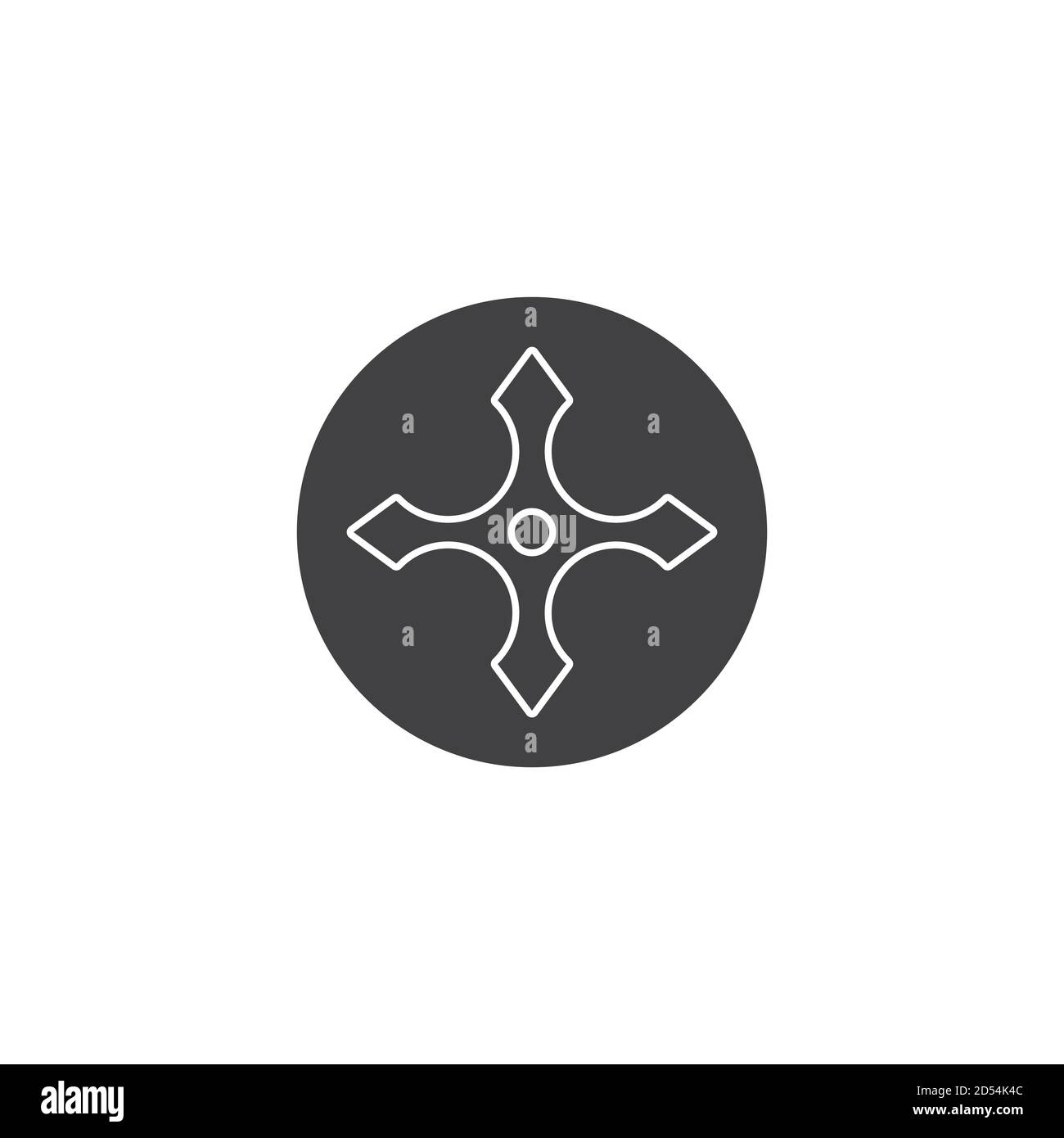 ninja weapons vector logo and symbol Stock Vector Image & Art - Alamy