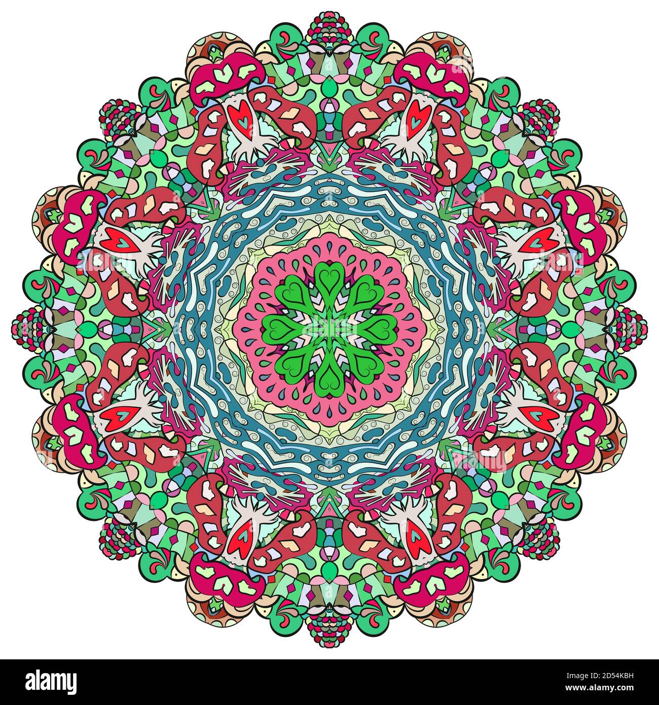 Mandala, tracery wheel mehndi design Stock Vector Image & Art - Alamy