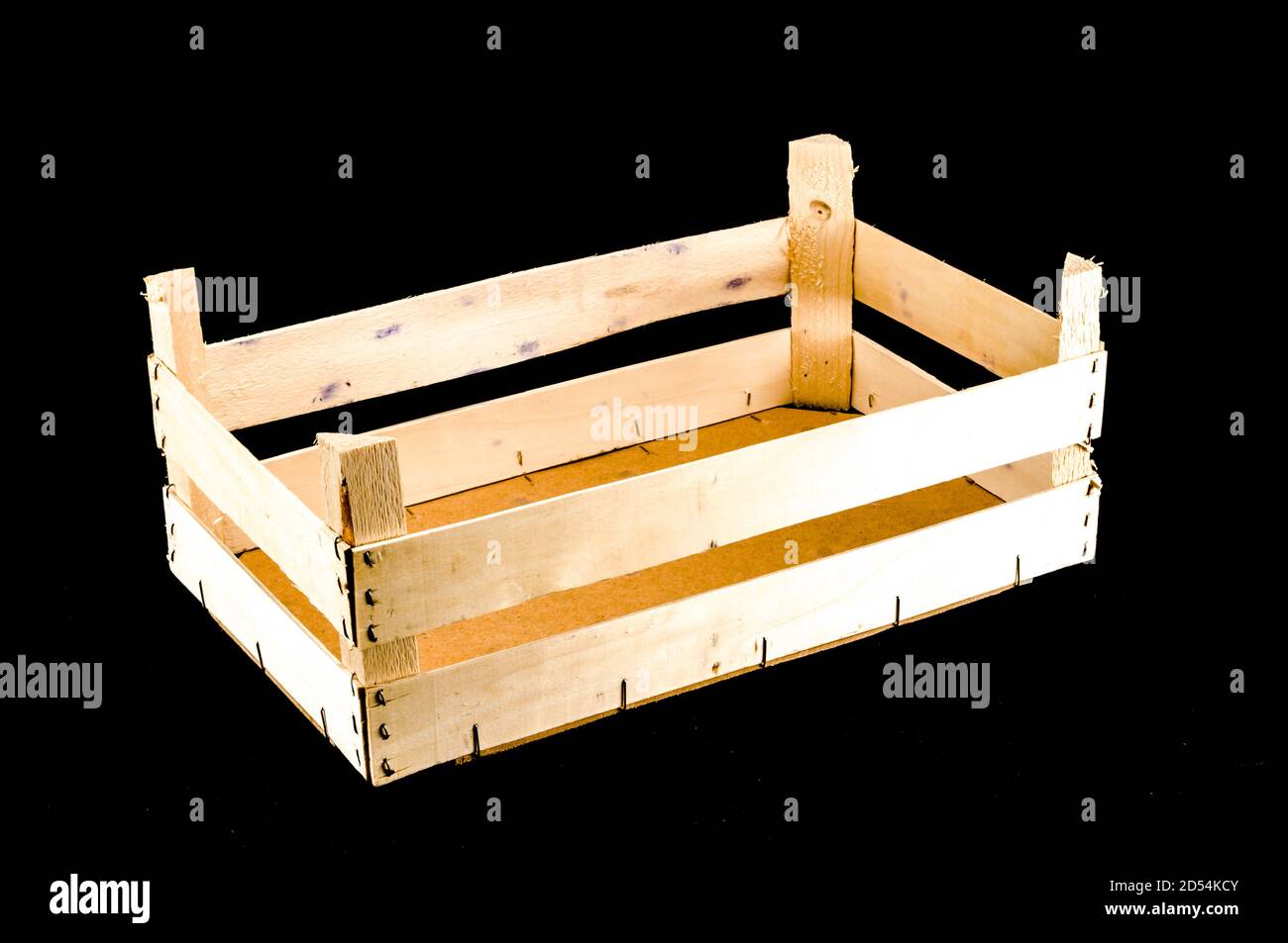 Empty Fruit Crate Box Stock Photo - Alamy